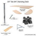 Jim’s Very Tall DIY Standing Desk